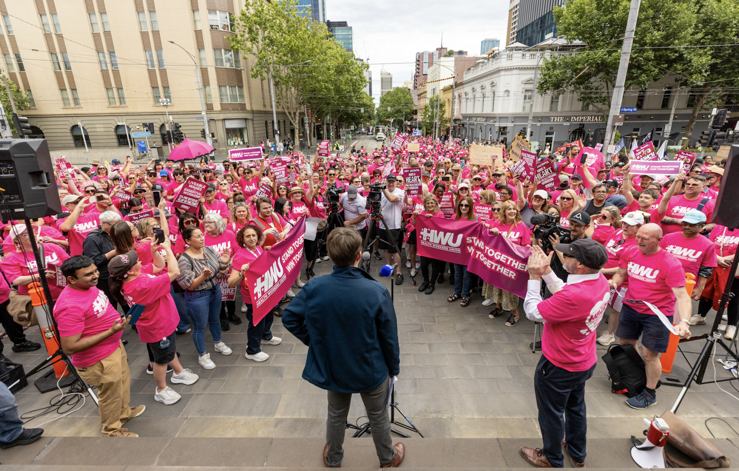Healthcare workers escalate industrial action, with thousands of ...